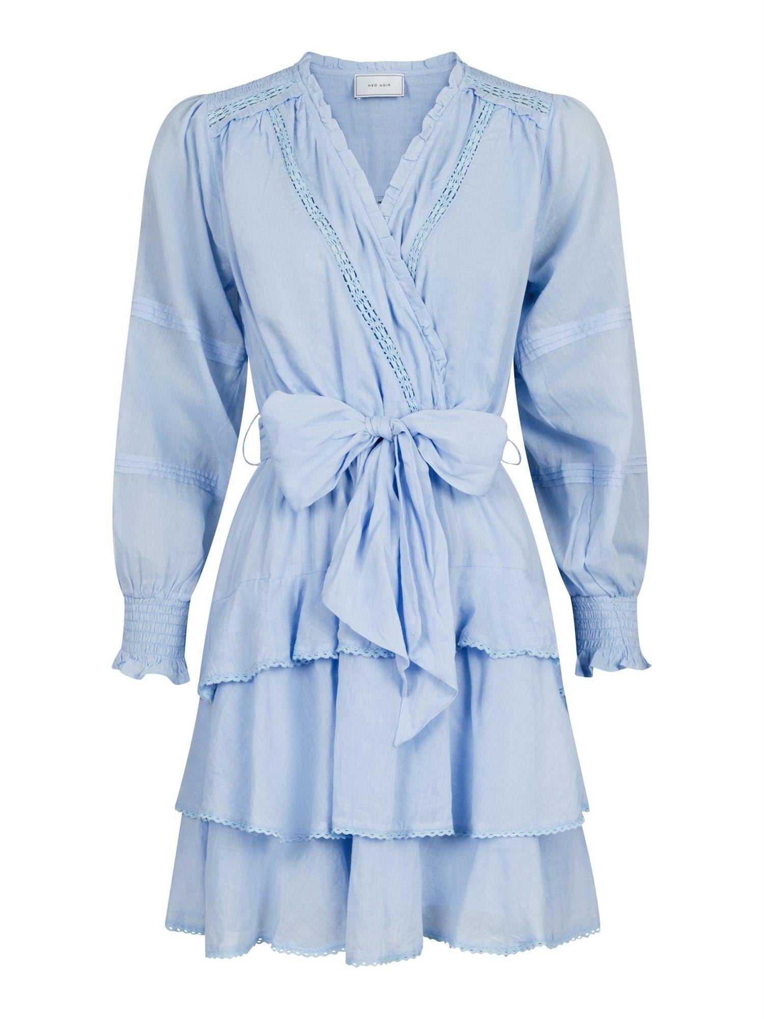 Neo Noir - Ada S Voile Dress Light Blue - Smuk