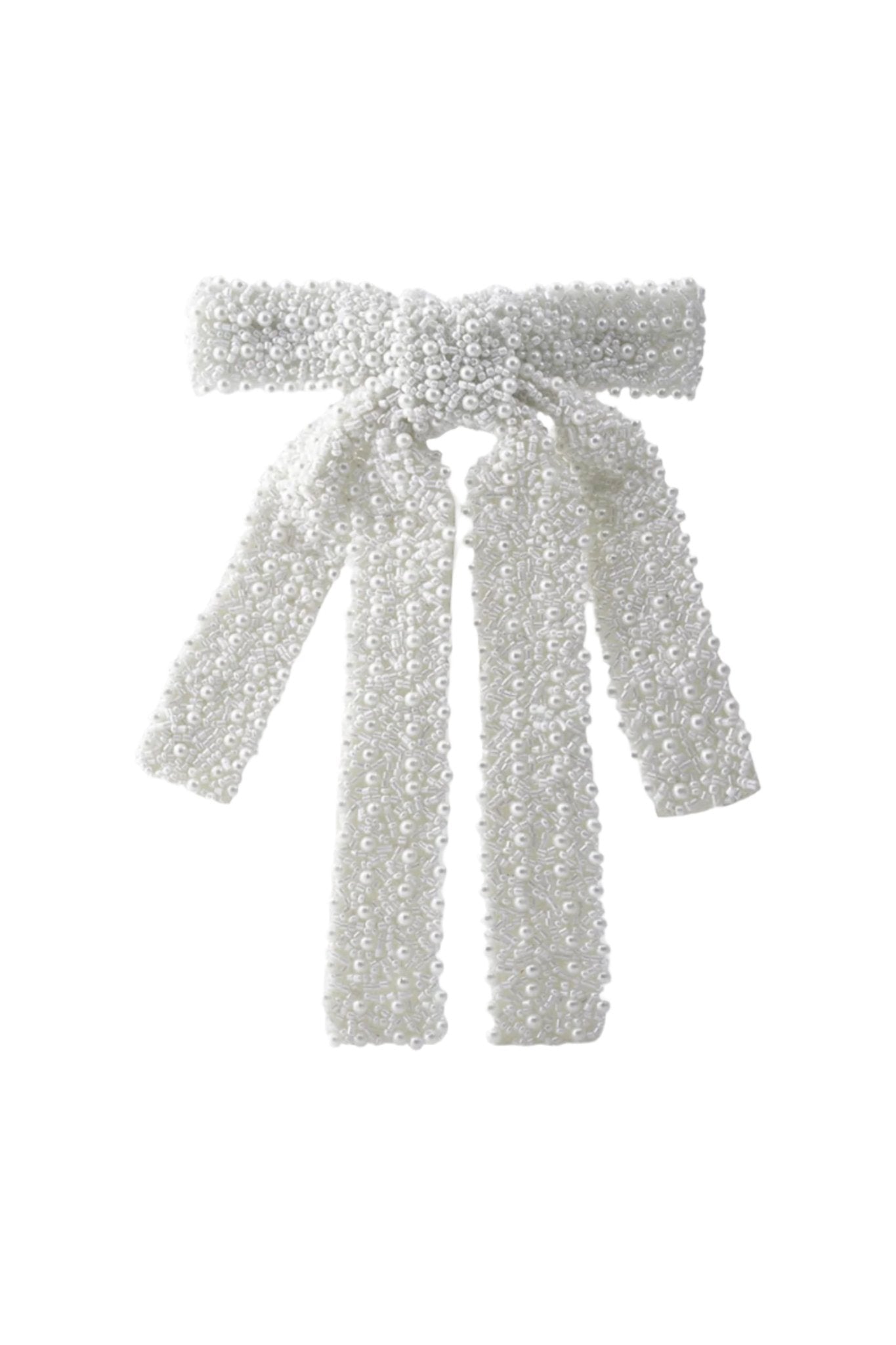 Twist & Tango - Alba Beaded Bow Off White - Smuk