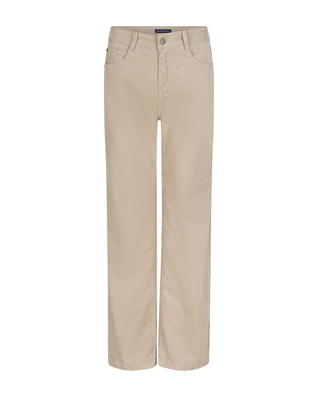 Red Button - Claudette Pants Shiny Cord Stone - Smuk