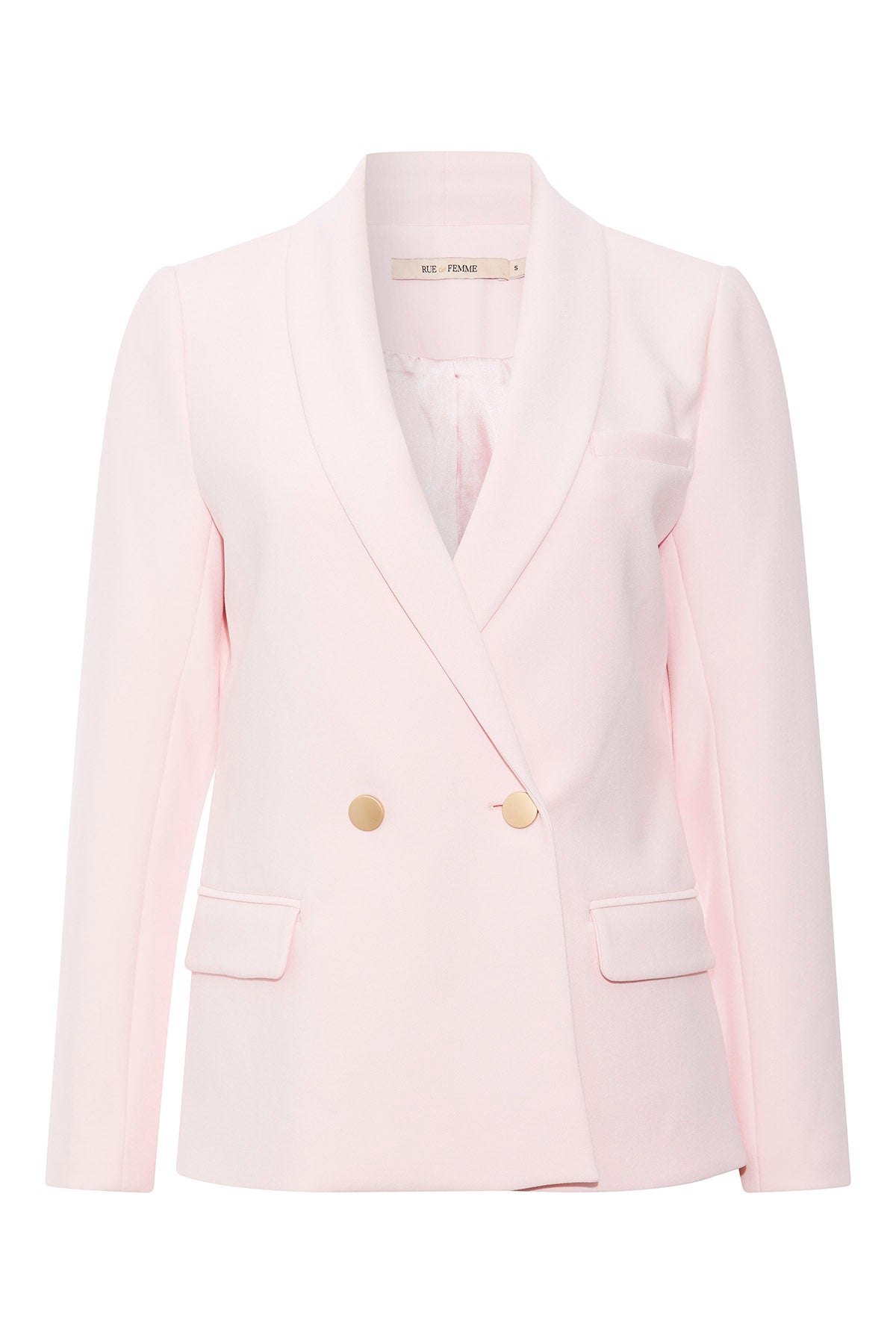 Eloise Blazer Rdf Blazerjackets Pink - Smuk - Dameklær på nett