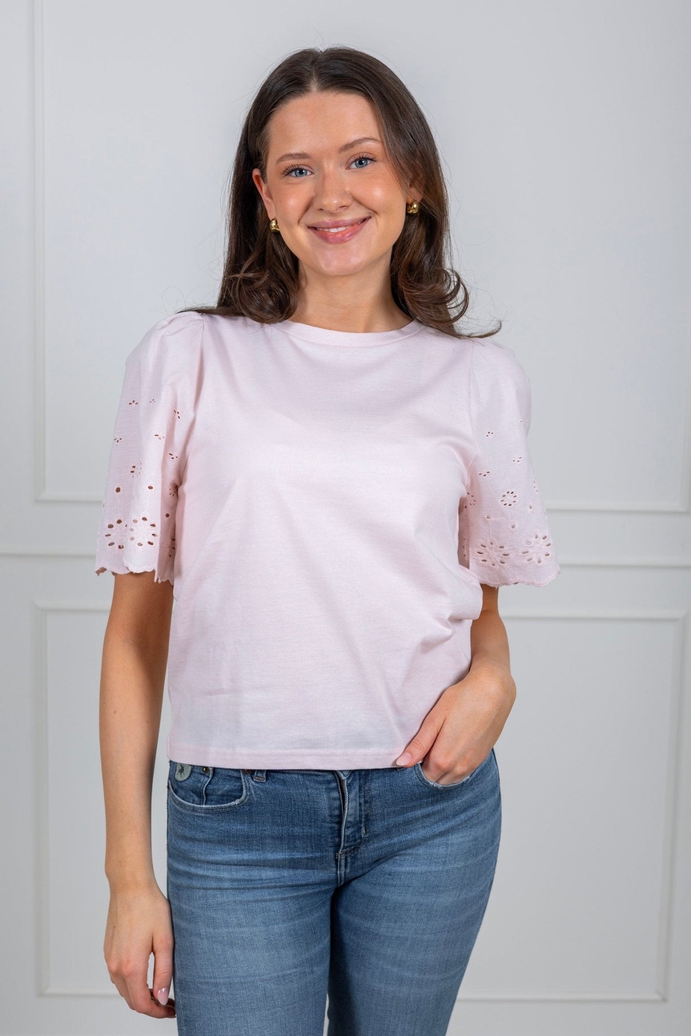 Part Two - Nahluapw T-Shirt Mauve Chalk - Smuk