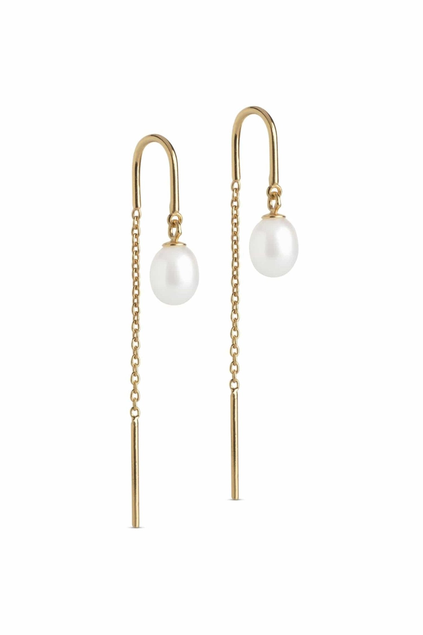 ENAMEL Copenhagen - Eleanor Pearl Earrings Pearl - Smuk