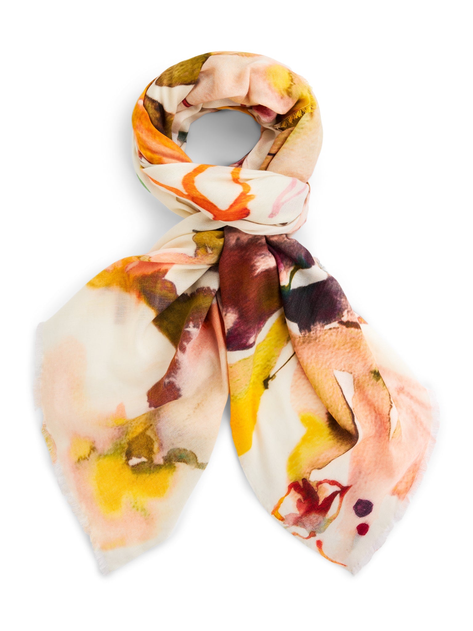 Katrin Uri - Euphoria Olive Scarf Multi - Smuk