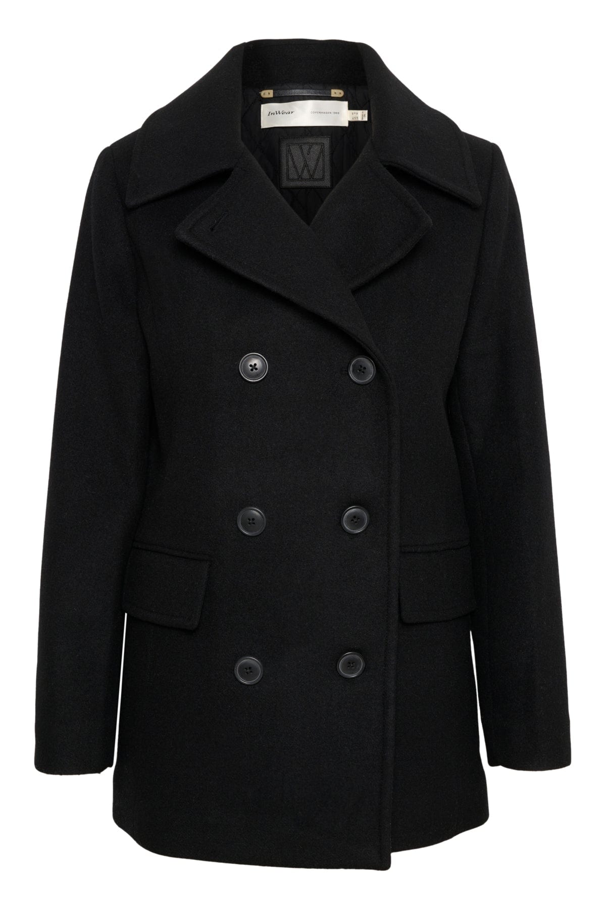 Inwear - Perryiw Sailor Coat Black - Smuk